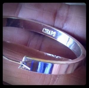 Chaps | Jewelry | Vintage Chaps Classic Round Hoop Earrings | Poshmark